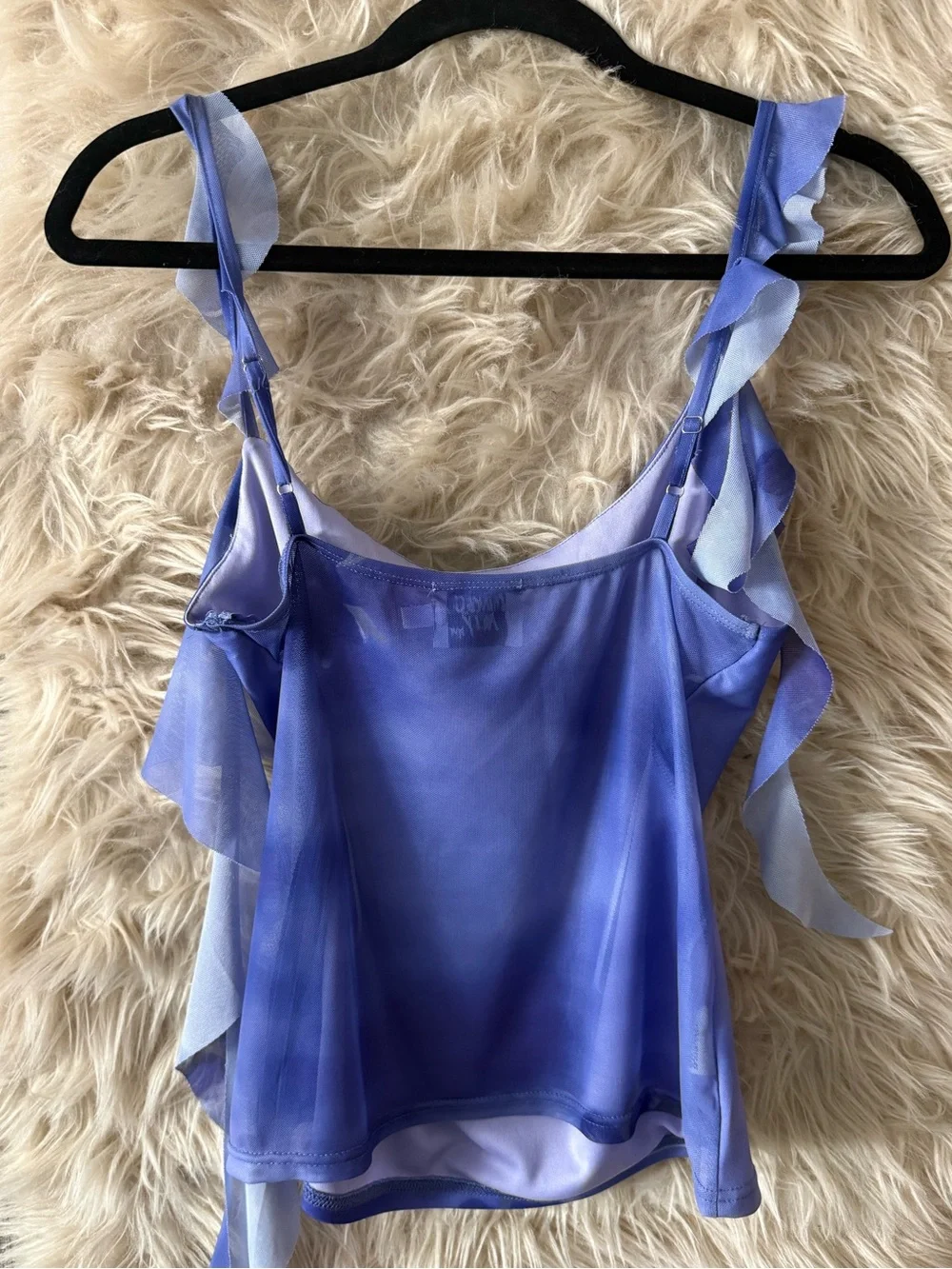 Princess Polly | Tops | Princess Polly Asymmetrical Ruffle Detail Top ...